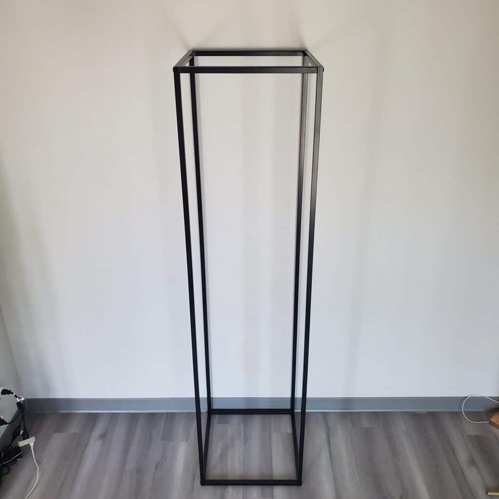 Black Hollow Stand 30x30x100cm | Calgary Event Wholesale Wedding And ...