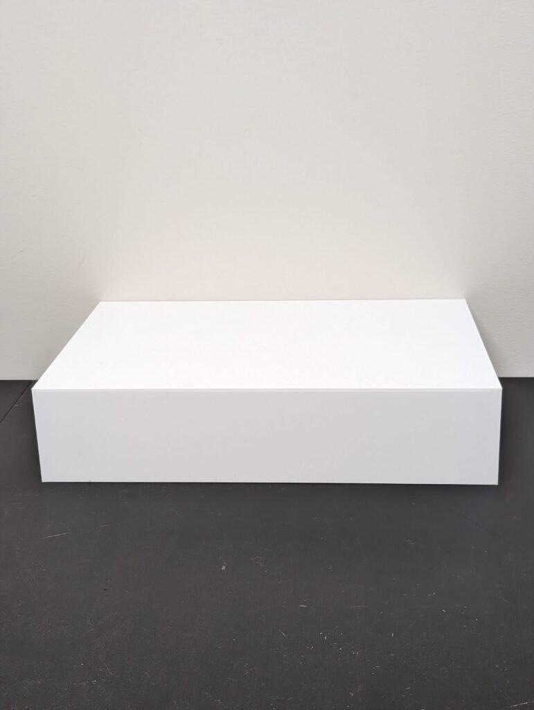 5 Sided White Acrylic Display Risers | Calgary Event Wholesale Wedding ...